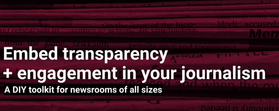 Transparency toolkit: 5 tips to scan the community | News Co/Lab